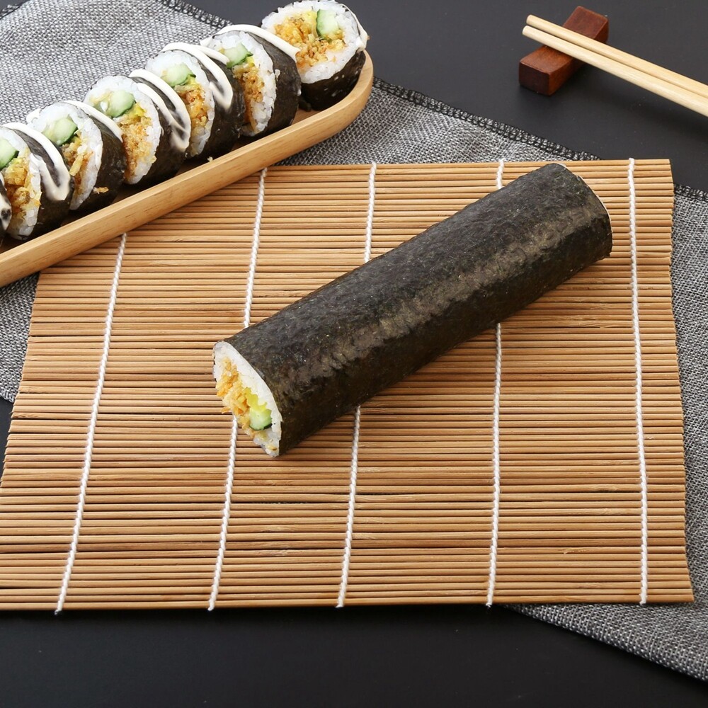 MEIMENG Japanese Food Cooking Home Bamboo Paddle Sushi Mat Rice Spoon ...