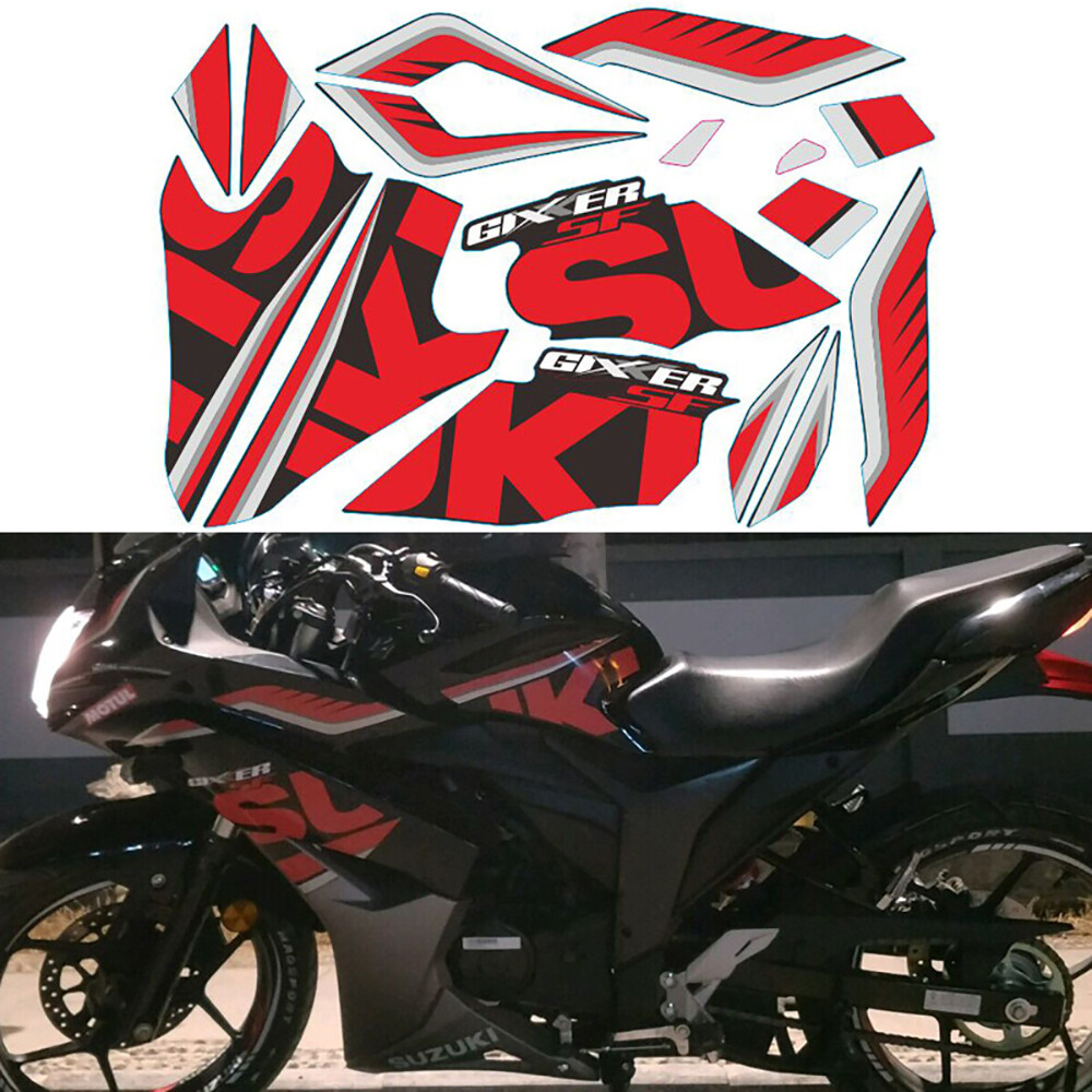 For Suzuki GIXXER GSX150F SF150 full Motorcycle Decal Modified Vehicle ...