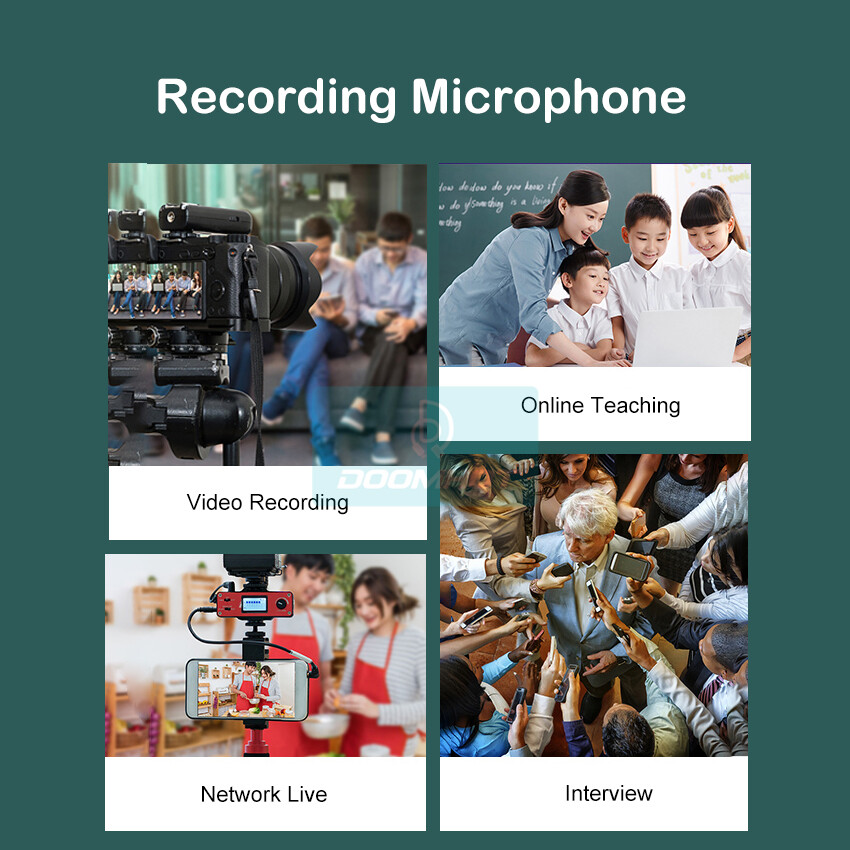 DoomHot 3.5mm/typeC Lavalier Microphone Audio Headset System Mics ...