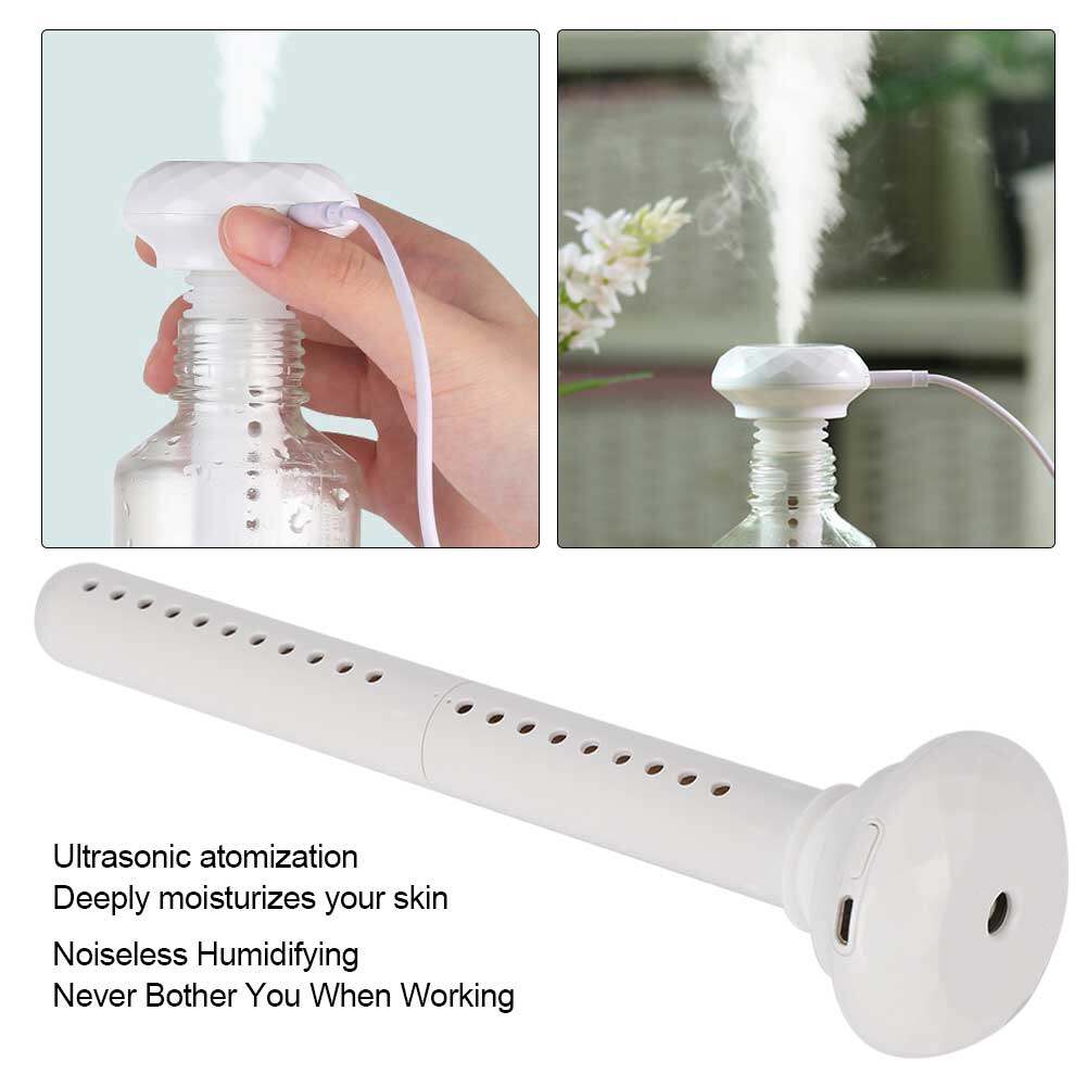 Mini USB Humidifier Portable Air Moisturizing Cool Mist Air Purifier ...