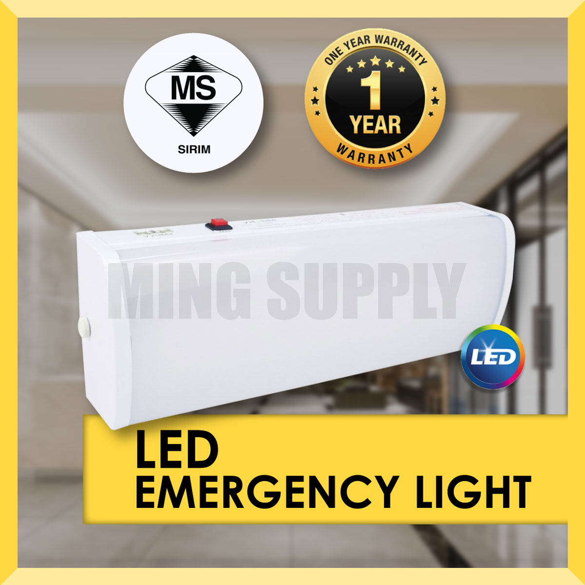 [Sirim] Vitalite VEL 330/S LED Surface Mount Emergency Light/ Wall Type ...