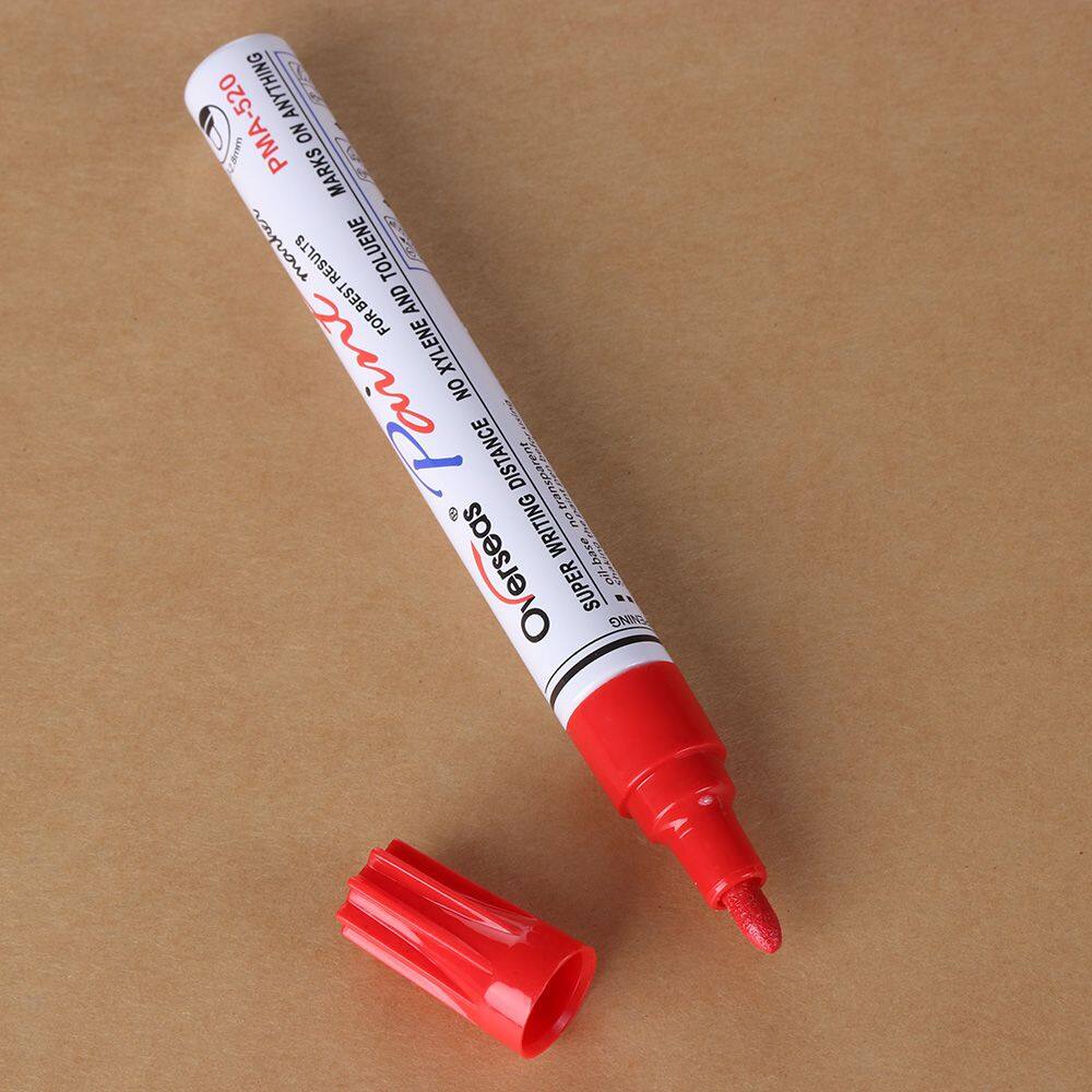 LONGB Fashion Metal Permanent Tread Rubber Tire Marker Pen Car Tyre ...