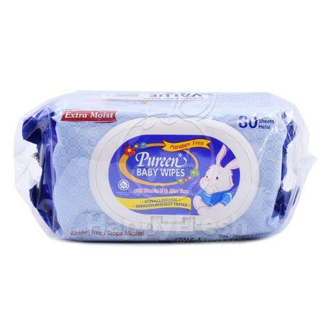Pureen Baby Wipes / Wet Tissue Twin Pack 80s x 2 | Lazada