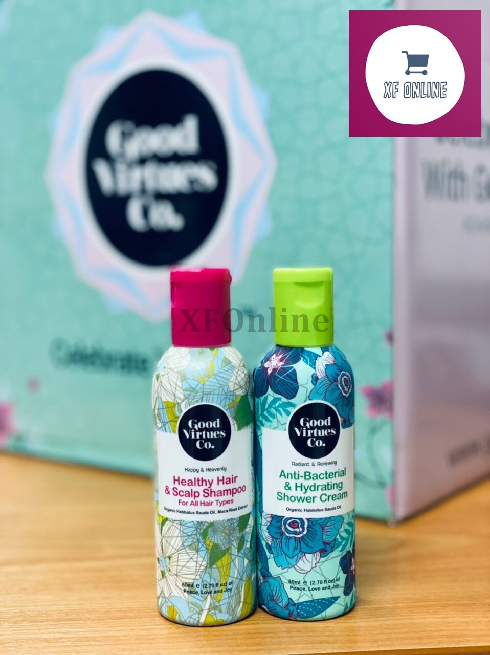 Good Virtues Co.[GVC] Travel Pack Size Shower Cream & Shampoo 80ml | Lazada