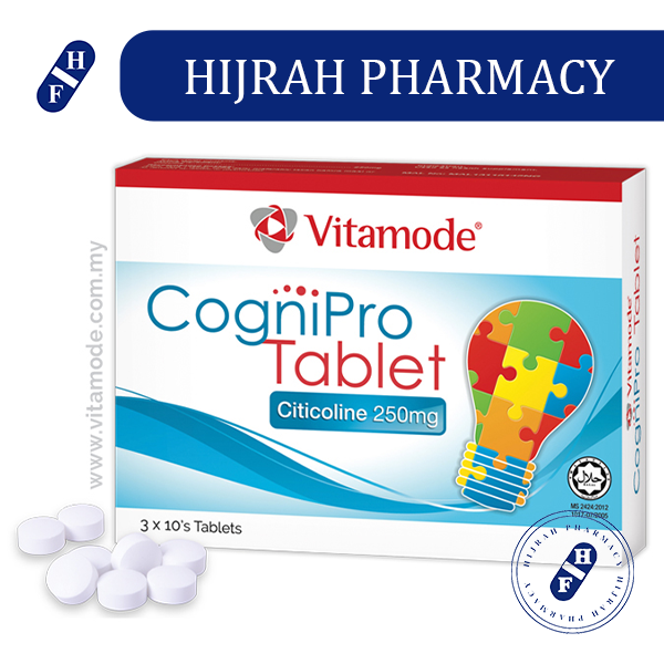 Vitamode CogniPro Tablet Citicoline 250mg 30's | Lazada