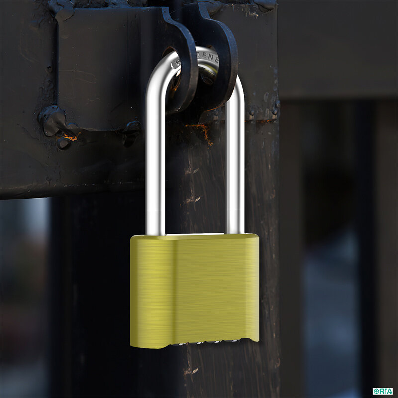 ORIA Heavy Duty Combination Padlock Outdoor 4 Digit Code Lock ...