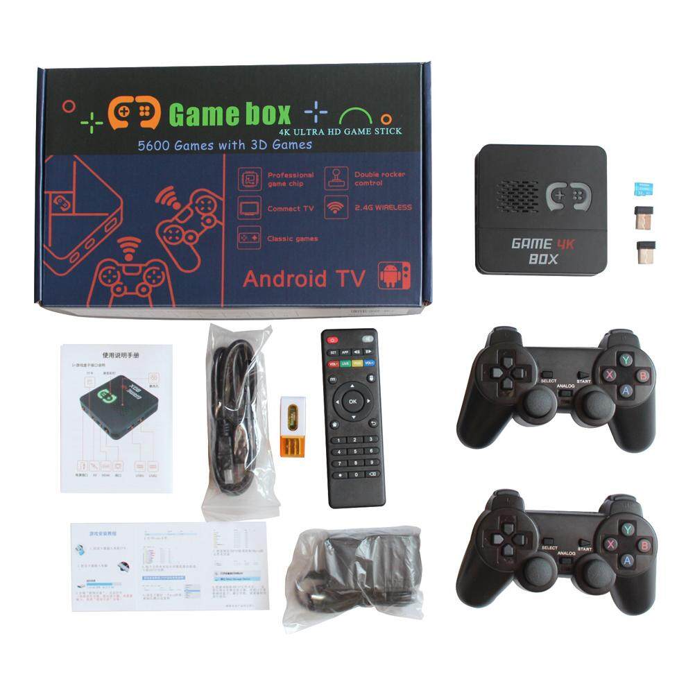 Wireless 2.4G Game Consoles Dual System Console Built-in 6700 Games ...