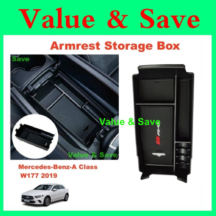Mercedes Armrest Storage Box W177 A Class W118 CLA 2019-2022 A180 A200 ...