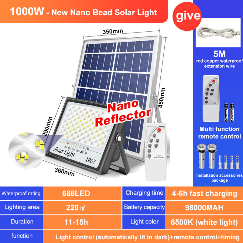 (5Years Warranty) Solar Led Outdoor Lighting The new upgrade Solar ...