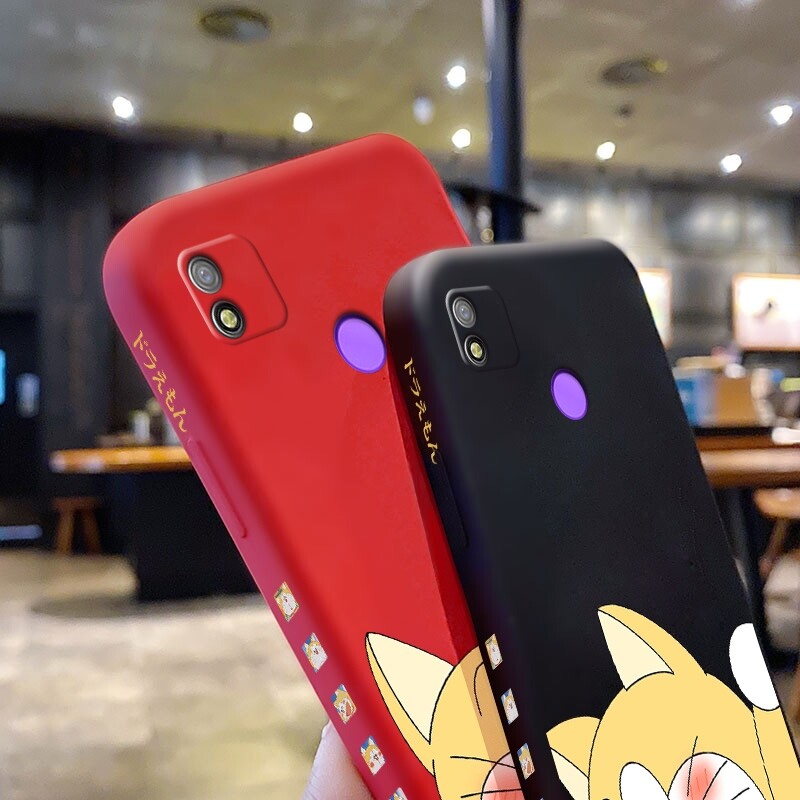 JJLINGJI เคสสำหรับ Tecno POP 4,เคสโทรศัพท์กันกระแทกลายแมวโดราเอมอน ...