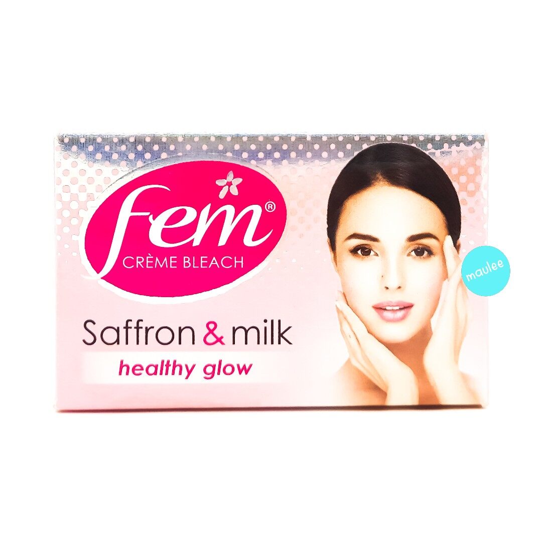 Fem Creme Bleach Saffron & Milk 314.4g | Lazada