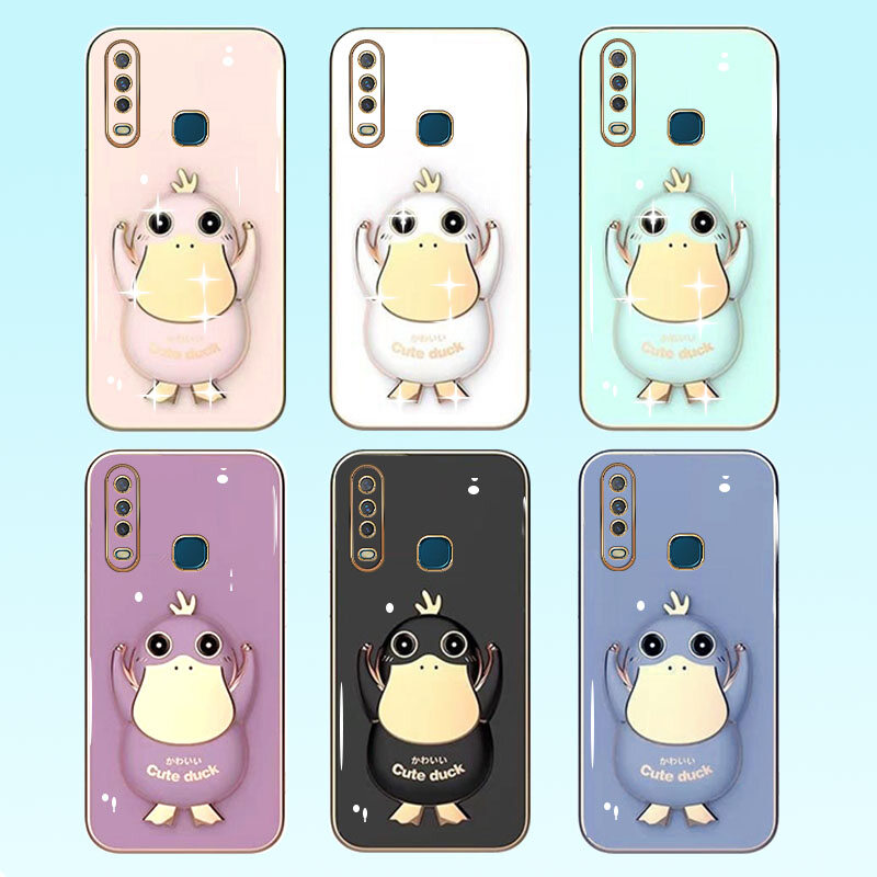 JieFie เป็ดน่ารักสำหรับ VIVO Y12 / Y15 / Y15S / Y15A / Y17 / Y19 / Y30 ...