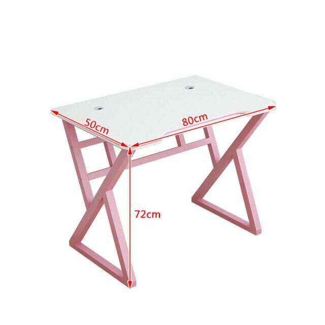 2022 New Computer Desk Pink Gaming Table Desk Student PC Desk Home Live ...