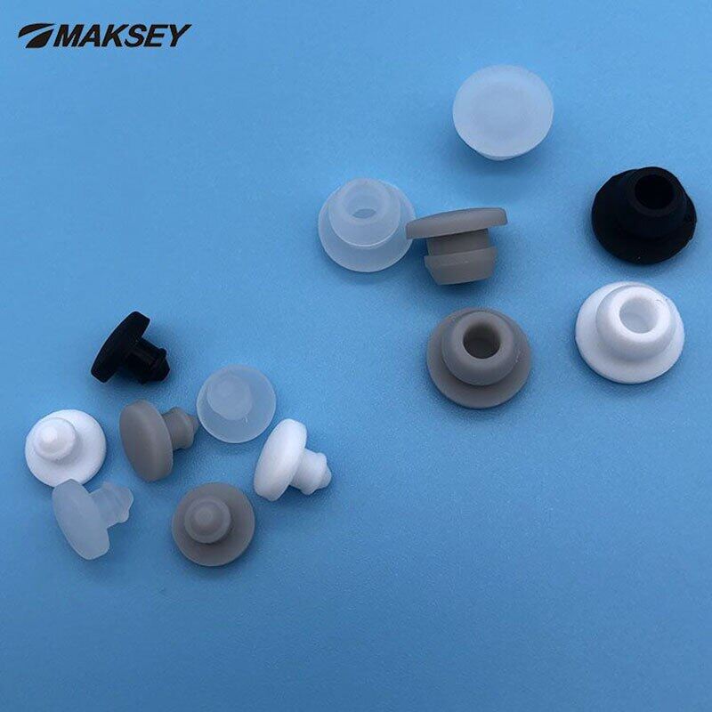 MAKSEY 2.5ถึง50.6มม.ซิลิโคนจุกปิดแผ่นโลหะ T ปลั๊กยางทนความร้อนผึ้งปะเก็ ...