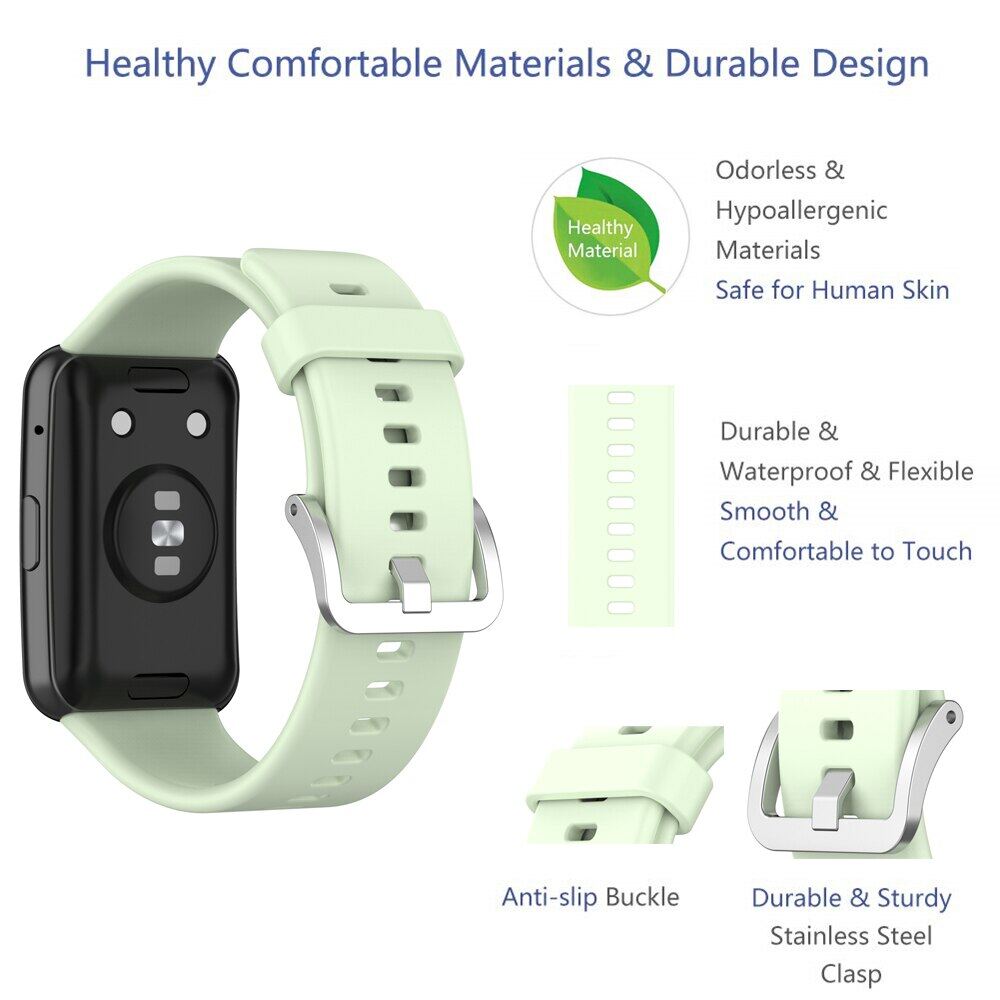Huawei Watch Fit Band For Huawei Smart Watch Fit 2020 Strap With TPU ...