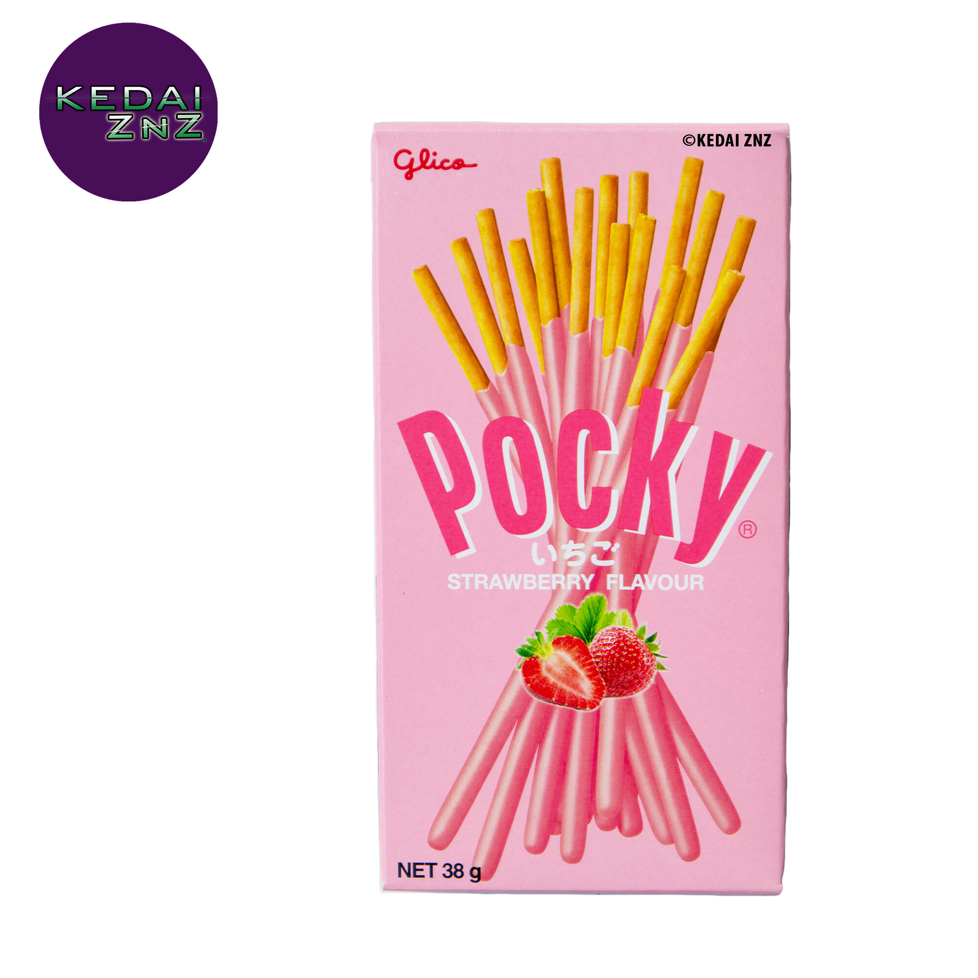Chocolate Glico Pocky STRAWBERRY FLAVOUR Box 38g Coklat | Lazada
