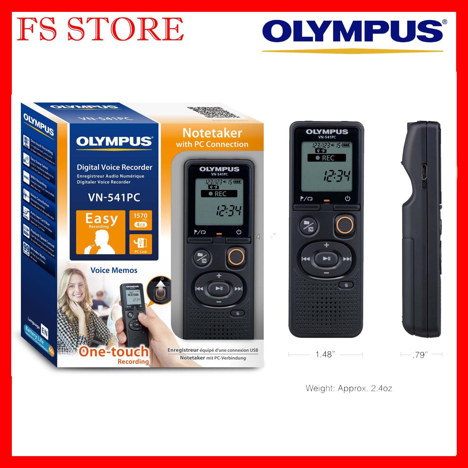 (ORIGINAL OLYMPUS MALAYSIA) Olympus VN-541 VN541 PC Digital Voice ...