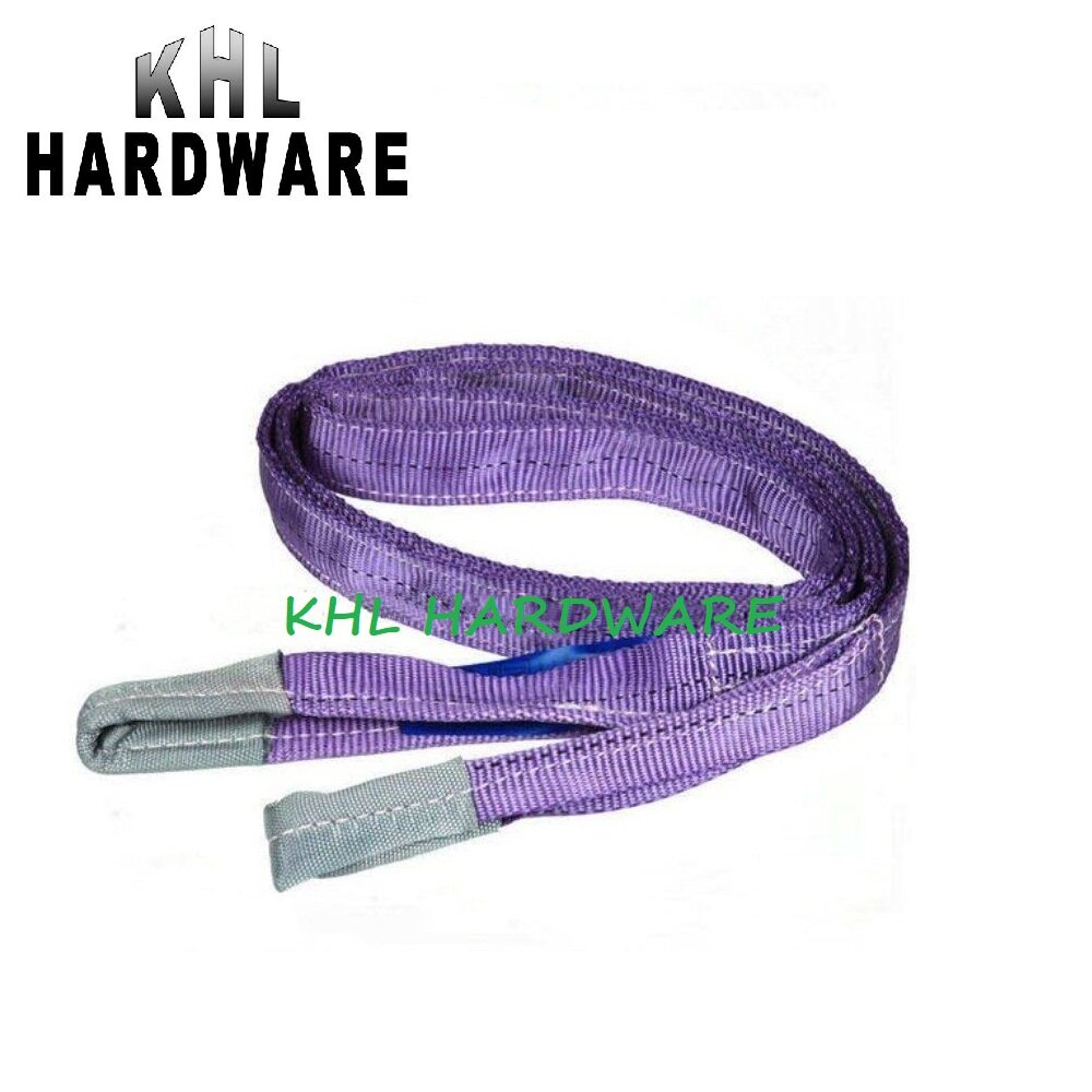 [KHL] SUPERTEX Flat Webbing Sling - 1 Ton 2 Ton 1m 1.5m 2m 3m | Lazada