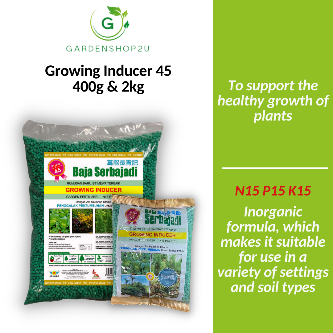 Growing Inducer 45 | Fertiliser for Plant Growth | Garden Fertiliser | Suitable for All Types of ...
