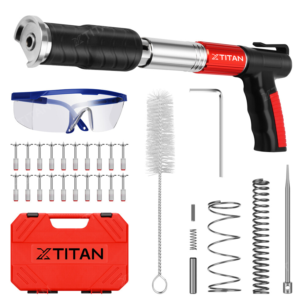 【XTITAN Flagship Store】Steel Nails Gun Concrete Wall Rivet Tool Steel ...