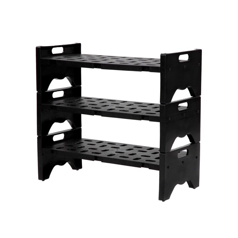 FELTON Shoe Rack (2 / 3 Tier) / Rak Kasut / Plastic Shoe Rack / Shoe ...