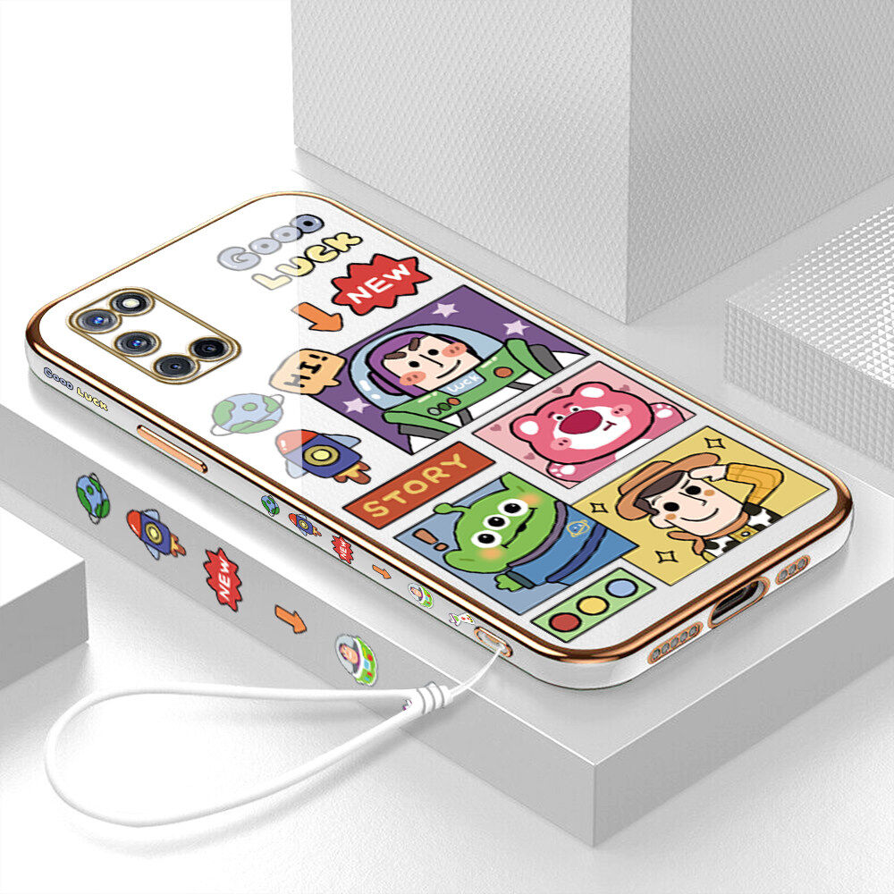 สำหรับ OPPO A7 / A5S / A3S / A12 / A12S / A12E ปลอกฟรี Lanyard ...