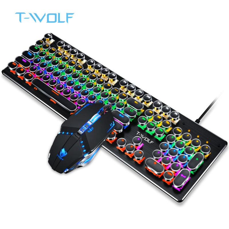 T-Wolf T70 True Mechanical Keyboard | Lazada