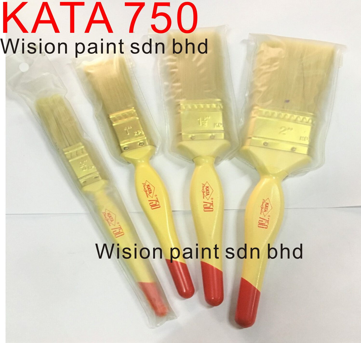 40MM ( 1.5" ) KATA 750 Nylon Paint Brush Berus Cat Nilon ( NON HALAL ...