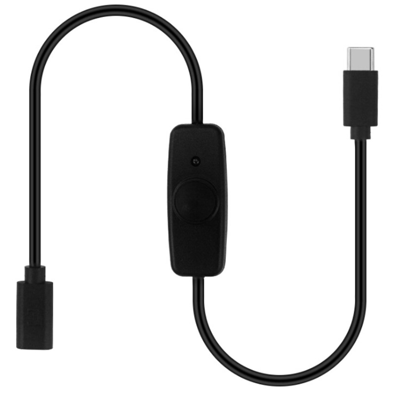 Power Switch USB Type C with Indicator Light Male to Female USB-C ...