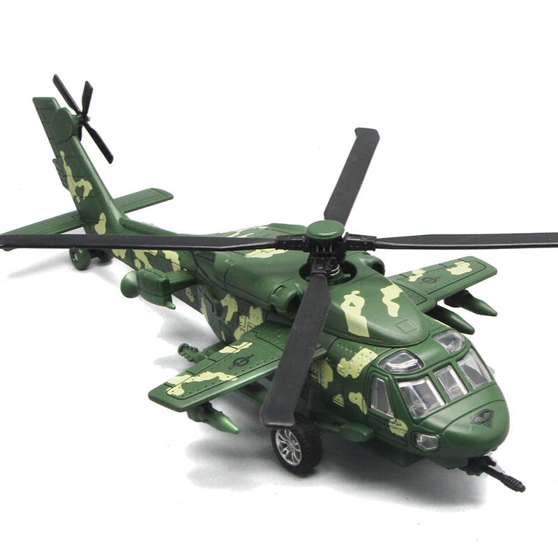 LEO 26cm Black Hawk Helicopter Model Alloy Aircraft Models Airplane ...