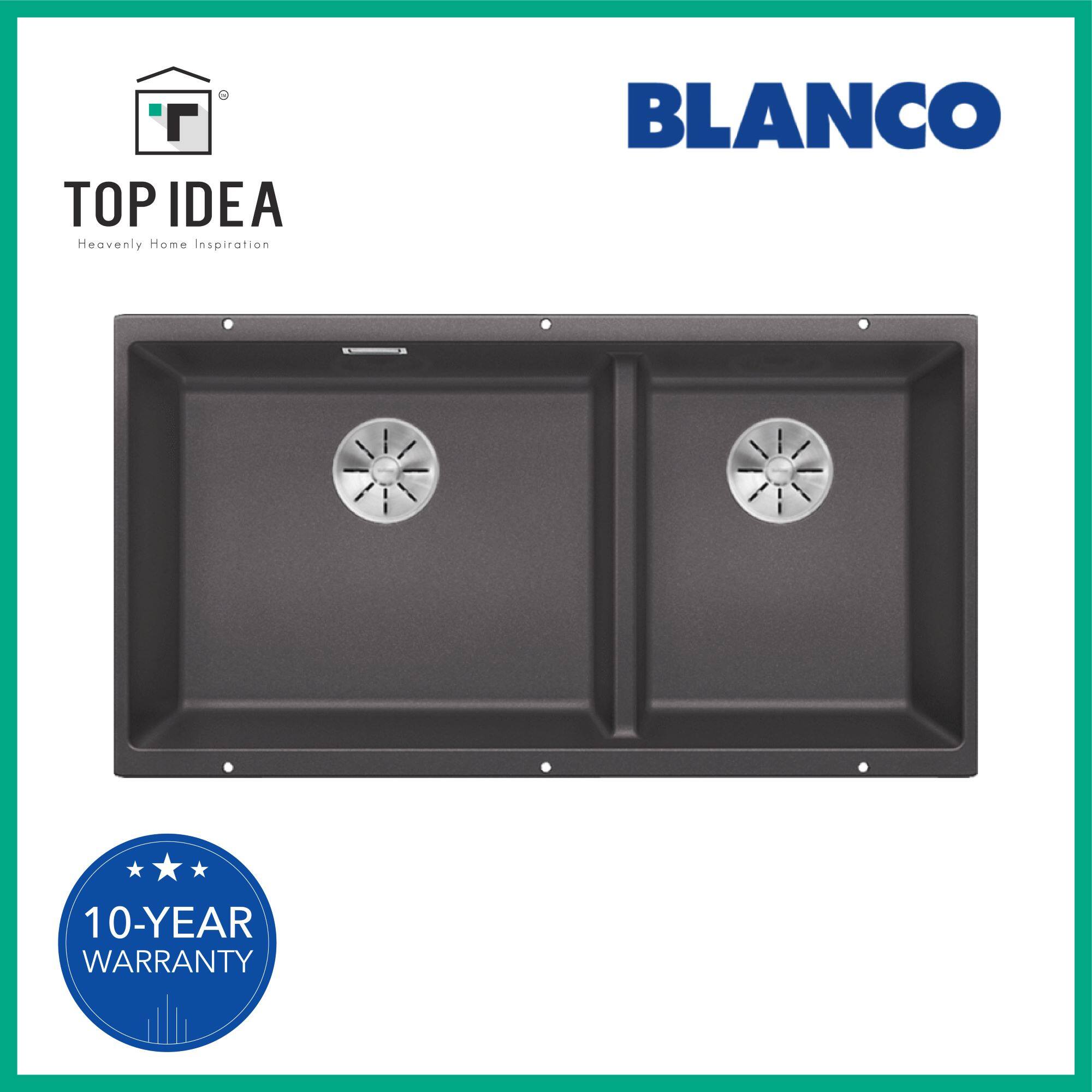 BLANCO SUBLINE 480/320-U SILGRANIT™ PuraDur™ Granite Kitchen Sink with ...