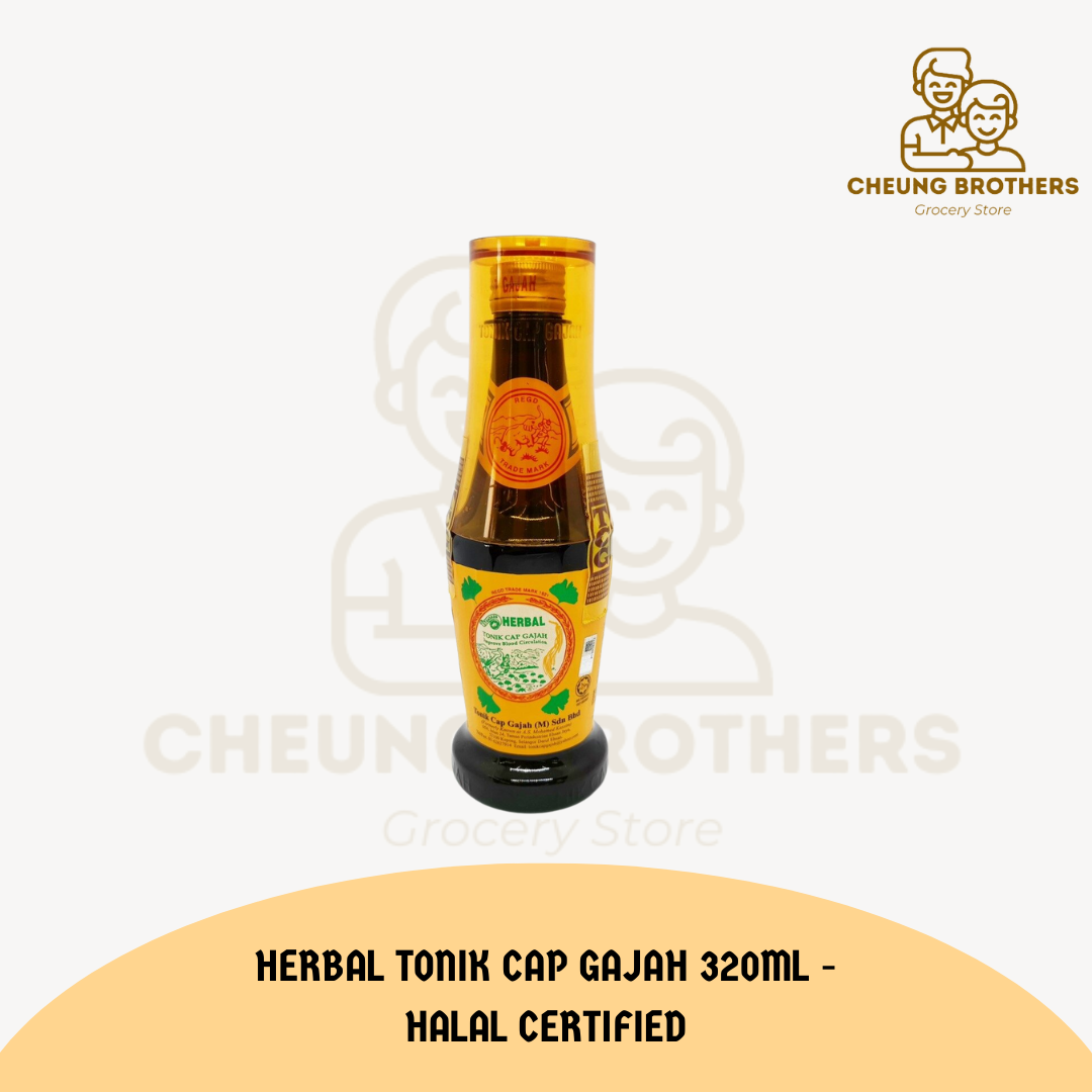 HERBAL TONIK CAP GAJAH 320ML - HALAL CERTIFIED | Lazada
