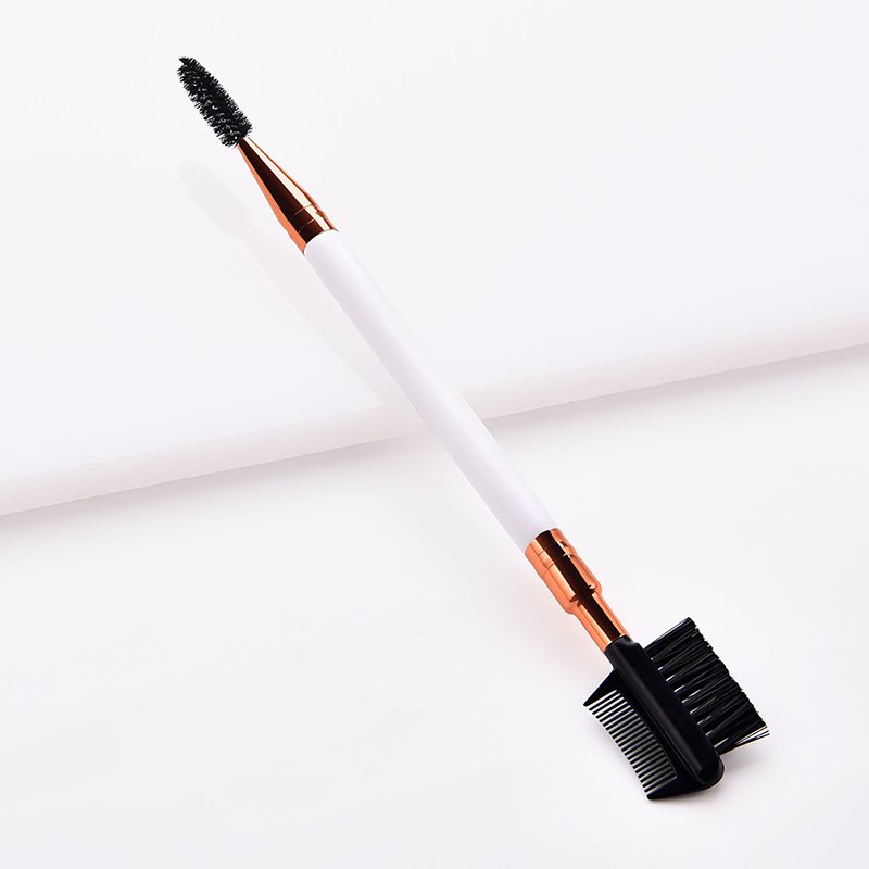 1PC Double Ended Eyebrow Comb Brush Makeup Brush Eyelash Applicator ...