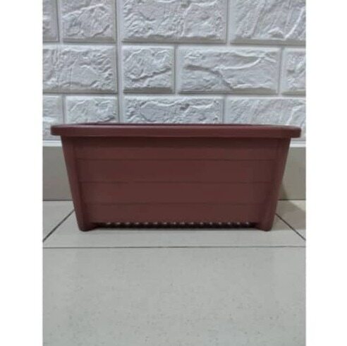 Pasu Bunga Plastik Petak Segi Empat Panjang Panjang 29cm×16cm×13cm | Lazada