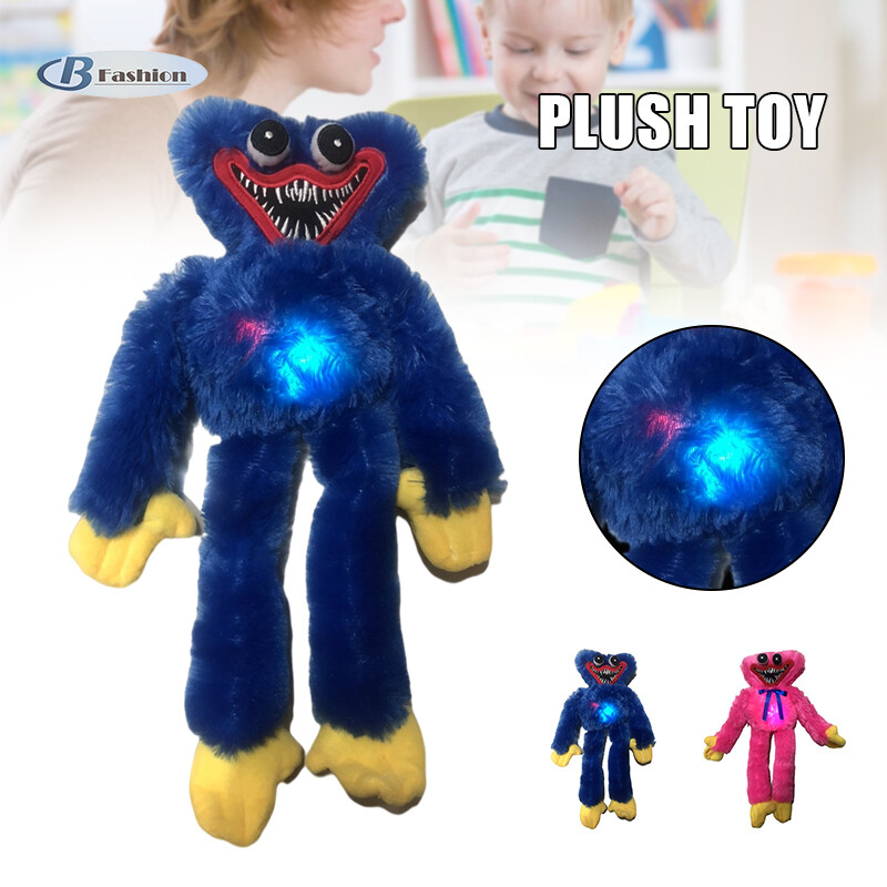 Huggy Wuggy Toy Glow Sing Plush Poppy Playtime Stuffed Doll Soft Throw ...