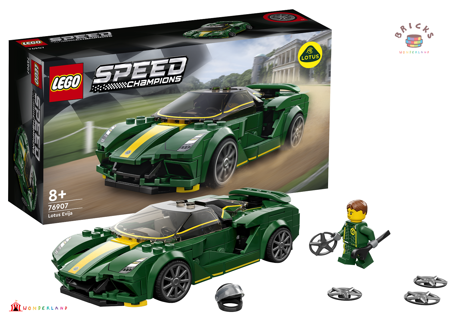 🎪 BRICKS WONDERLAND - LEGO SPEED CHAMPIONS 76907 {Lotus Evija} | Lazada