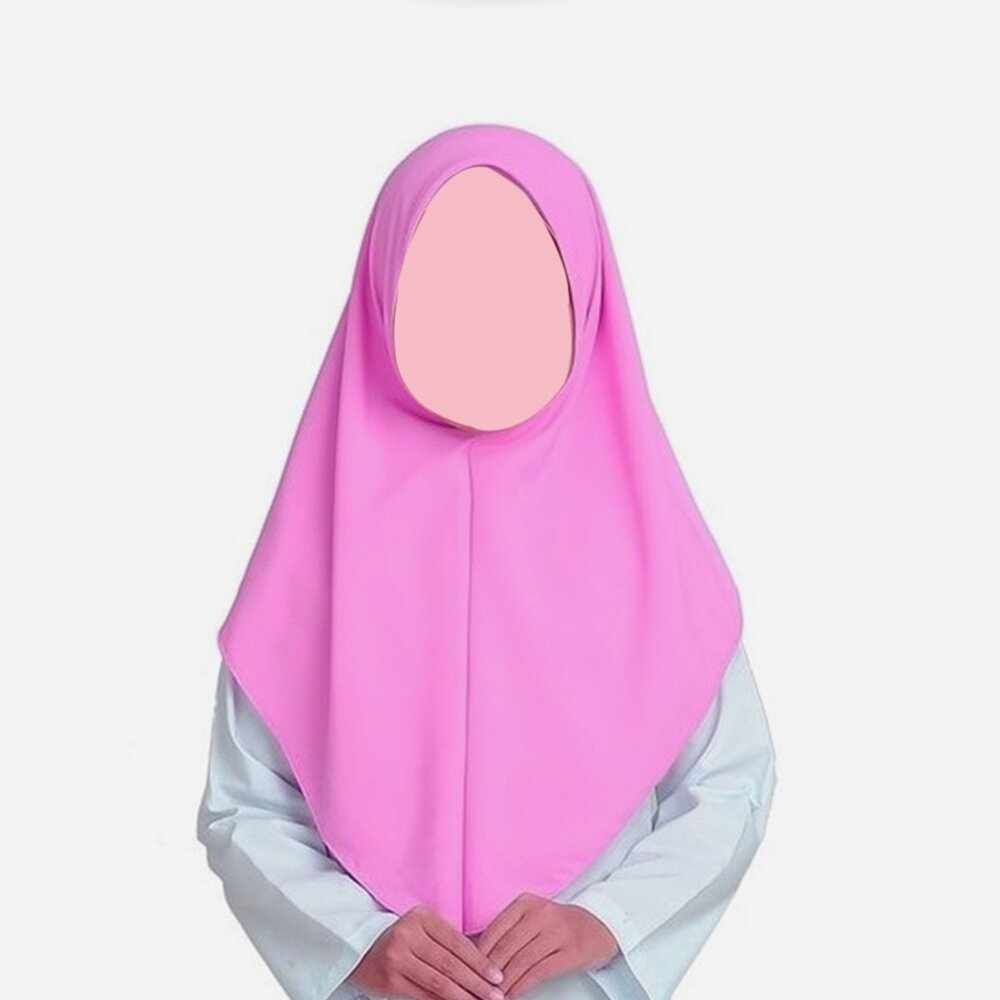 Tudung Sekolah Siap Jahit 2 Lapis Hijab Bawal Koshibo Sekolah Rendah Menengah Agama Hijab School ...