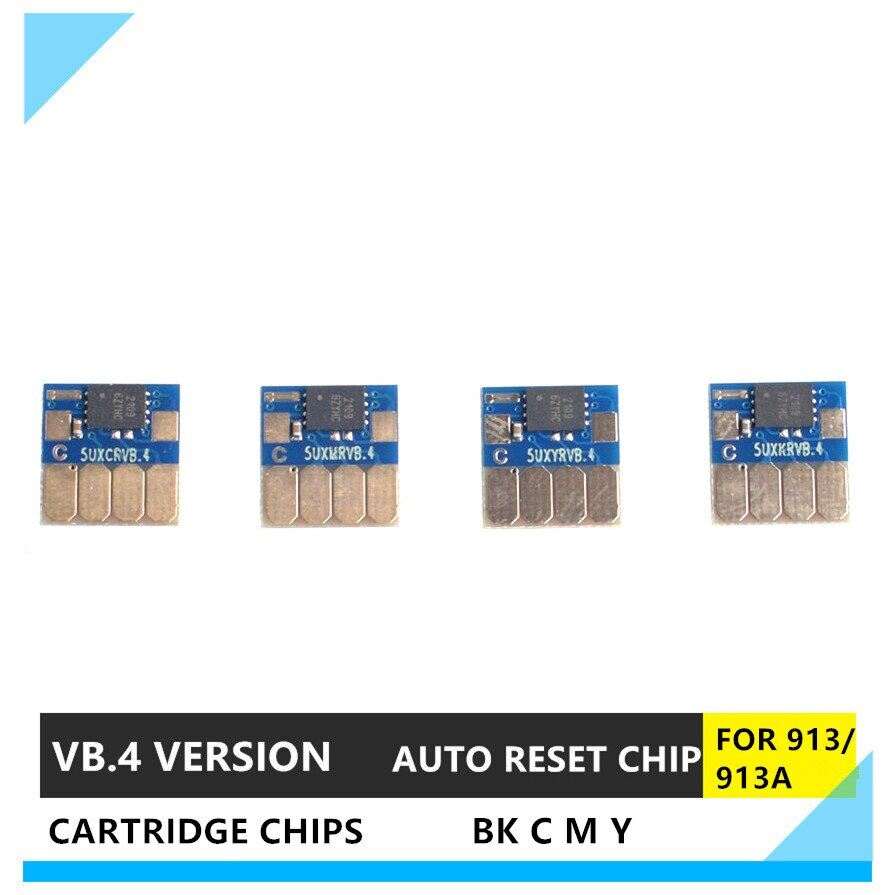 VB.4 For HP 913 913A Ink Cartridge CISS Auto Reset Chip For HP Pagewide ...
