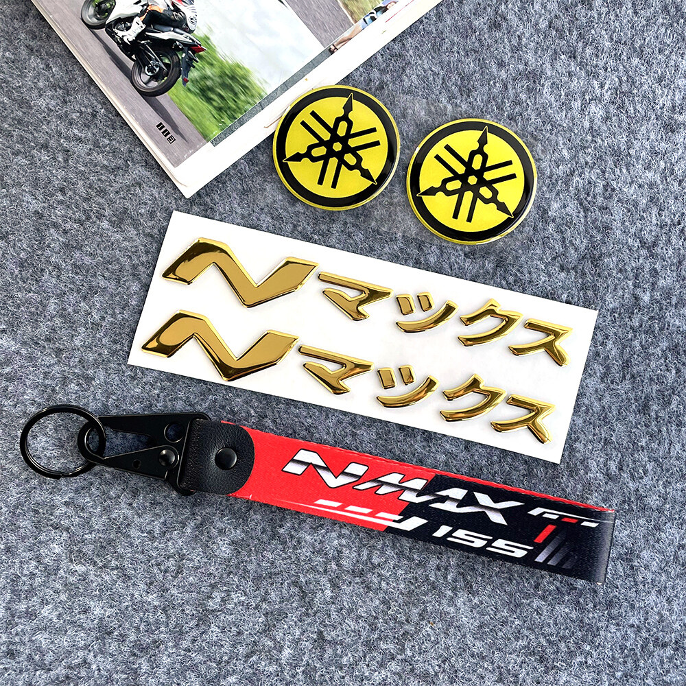 For YAMAHA Nmax V1 V2 NMAX Logo Emblem Japanese Kanji 3D Resin Gel ...