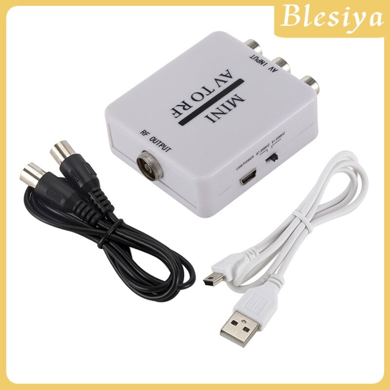 [blesiyaMY] Universal CCTV RCA A/V To RF Modulator TV Channel Selector ...