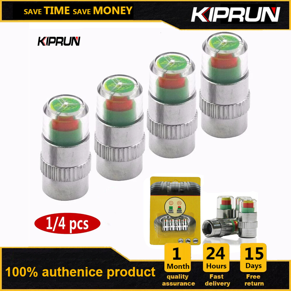 KIPRUN 4Pcs /Set Car Tire Pressure Monitoring Valve Cap Cup Sensor ...
