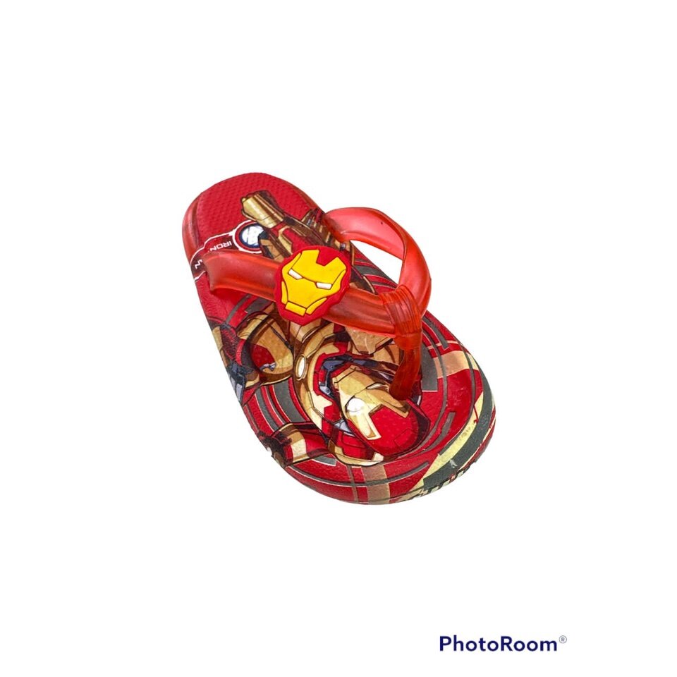 SEPATWO Kids Boy Avangers Slipper With Light Casual Wear Sandal Selipar ...