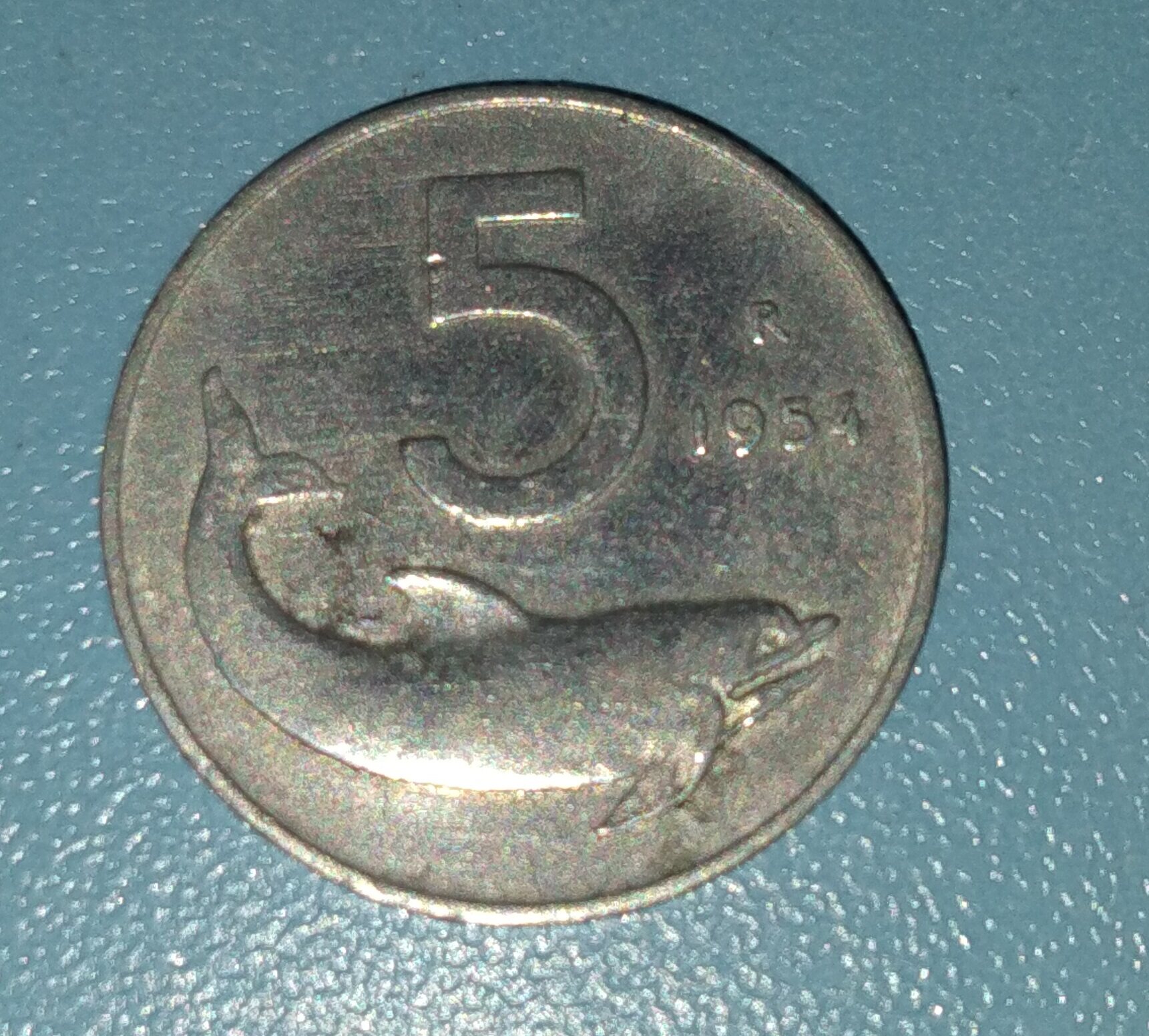 ITALY 5 LIRE 1954 REPVBBLICA ITALIANA COIN (CIRCULATED) | Lazada