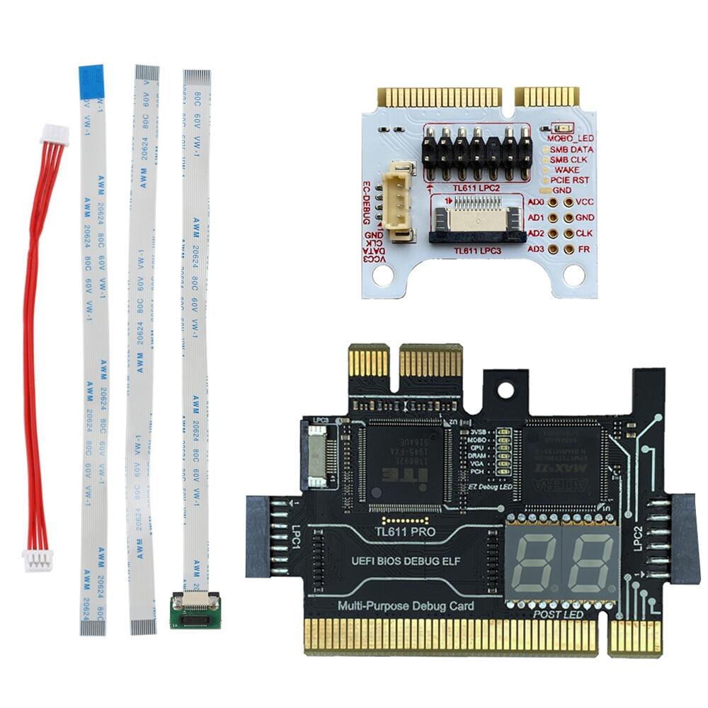 Universal Laptop and PC PCI PCI-E mini PCI-E LPC motherboard Diagnostic ...