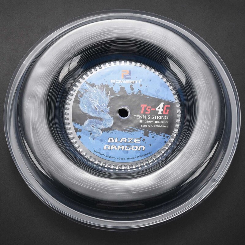 Powerti 2X Tennis String 4G Polyester Training Racket String 200M Reel ...