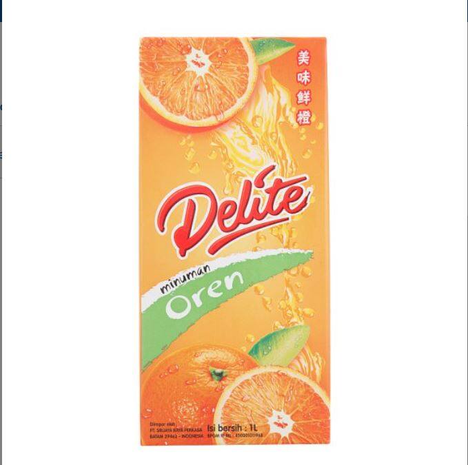 DELITE ORANGE 1L DRINKS | Lazada