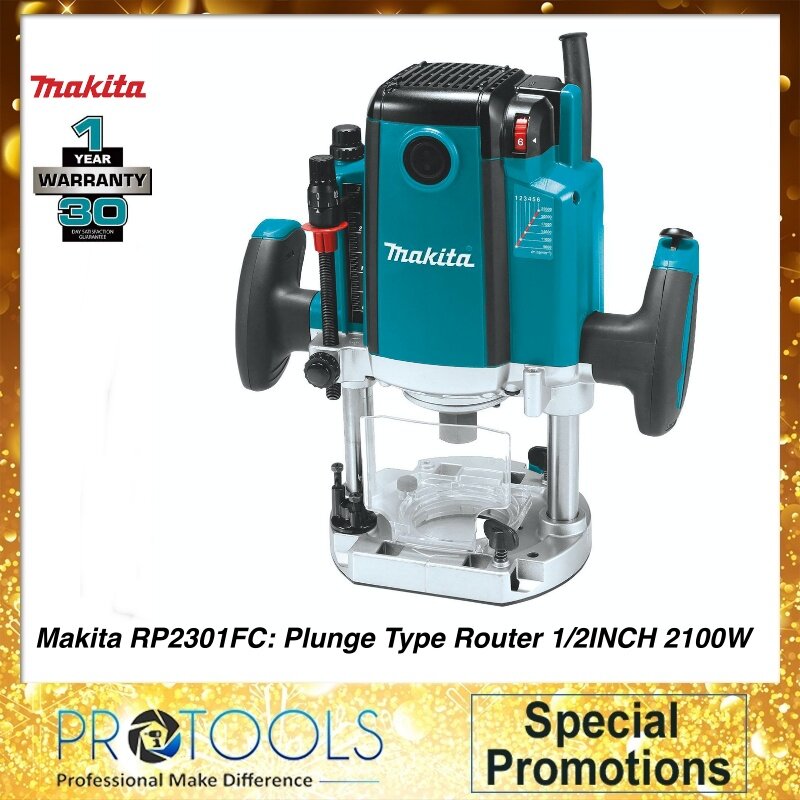 MAKITA RP2301FC 12mm (1/2″) – Router (Plunge type) - 1 YEARS [ MAKITA ...