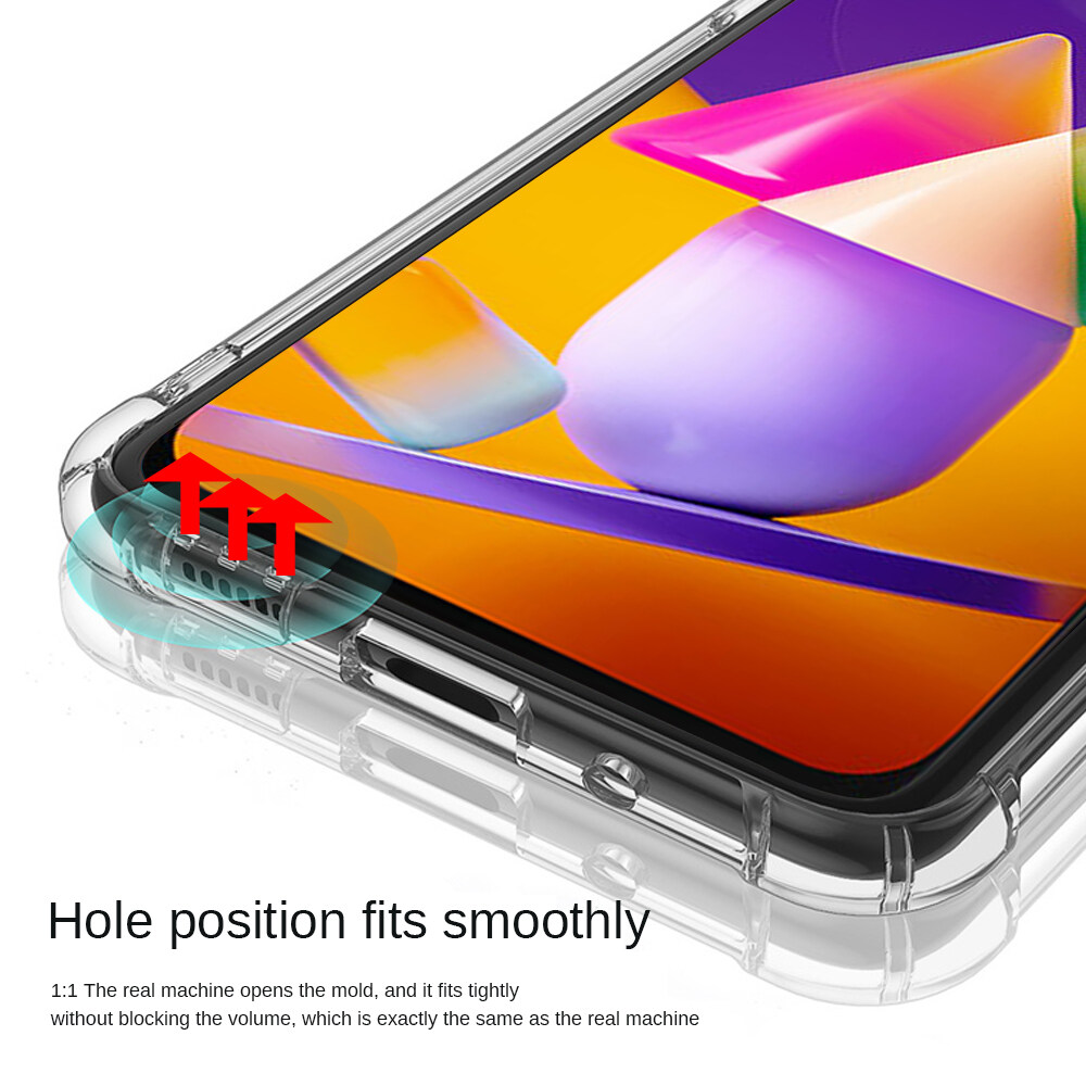 โปร่งใสถุงลมนิรภัยเคสโทรศัพท์สำหรับ Samsung Galaxy M31s M31 M30s M21 A71 A51 S20 FE ultra S10 ...