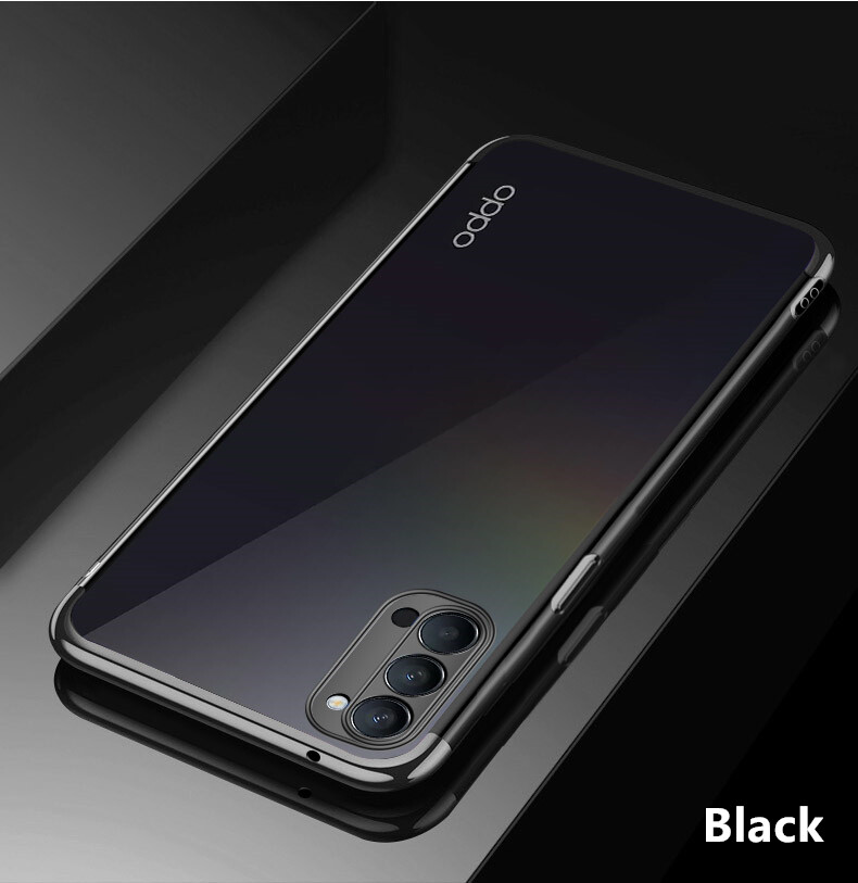 สำหรับ OPPO Reno4 4G CPH2113ทีพียูอ่อนและยืดหยุ่นเคสเยลลี่คริสตัลใสกลับ ...