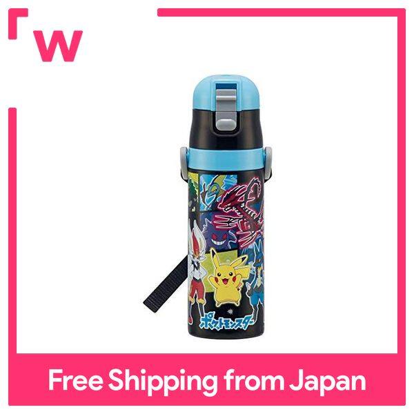 ขวดกีฬาสำหรับเด็กลายเล่นสเก็ตขวดน้ำสแตนเลส/แก้ว/กระติกน้ำเก็บความร้อน Pokemon 21 Pokemon 470Ml ...